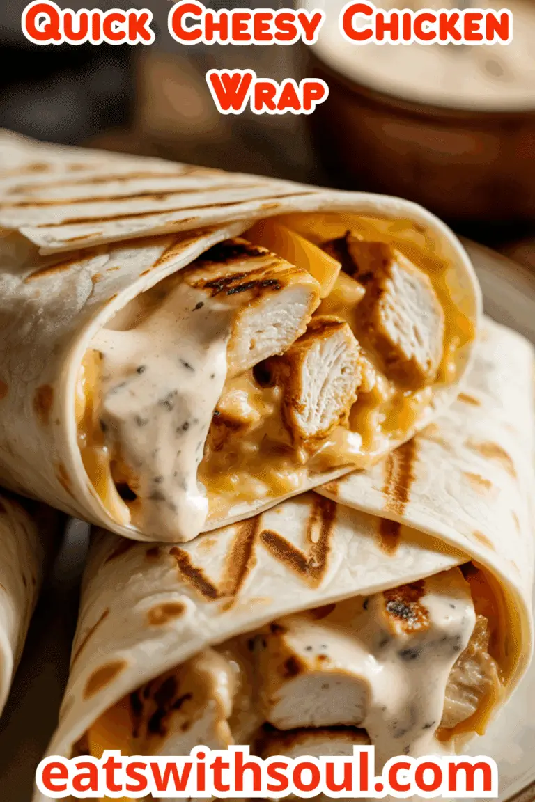 Quick & Crispy Cheesy Garlic Chicken Wraps – eats with soul